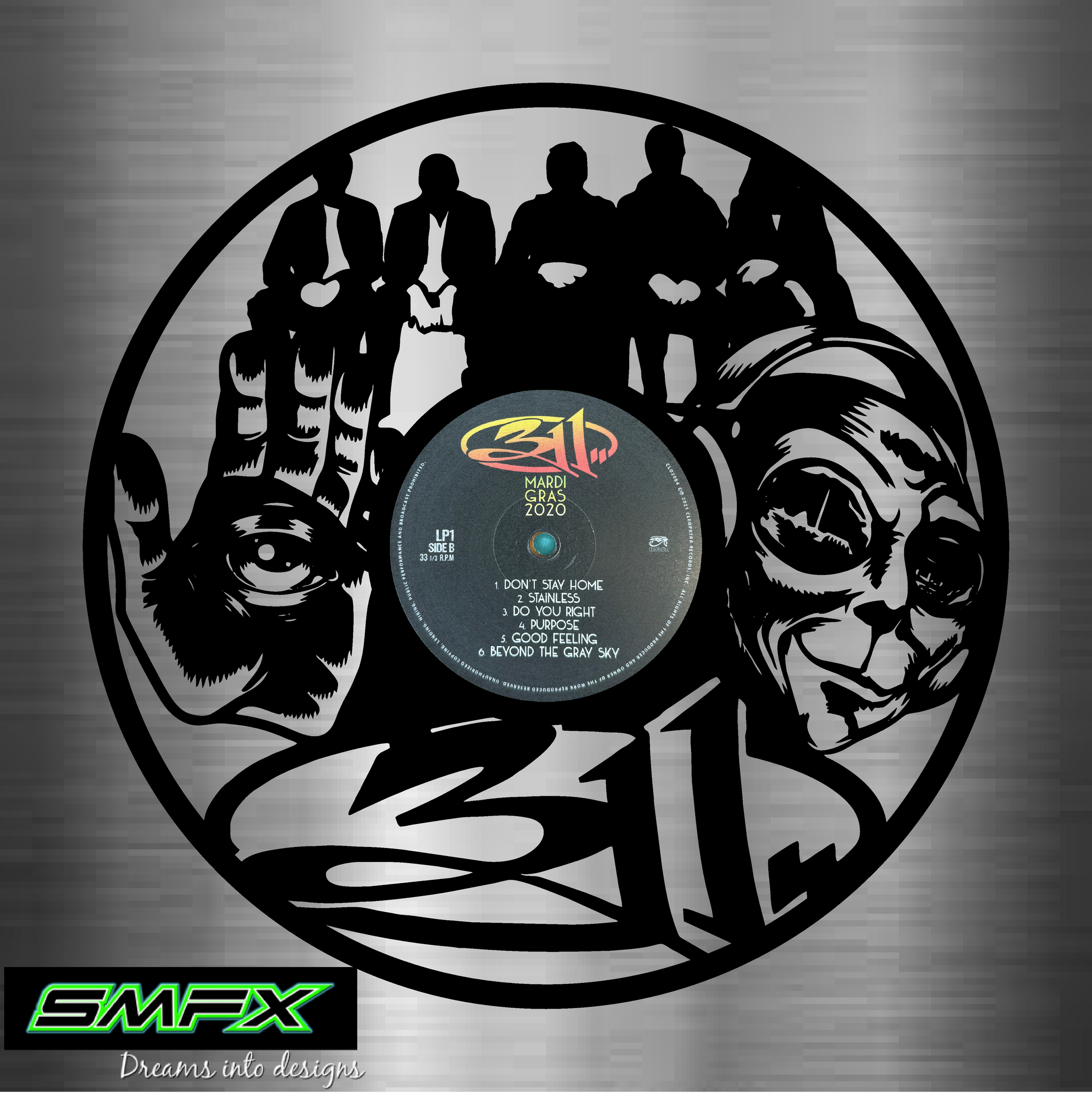 Laser Cut Vinyl records — SMFX Designs