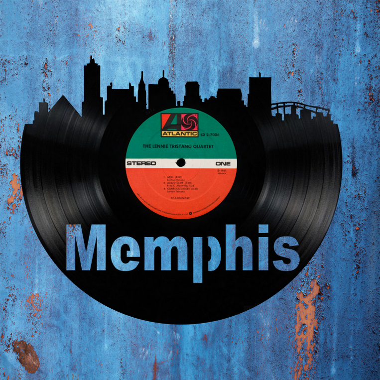Memphis Laser Cut Vinyl Record artist representation — SMFX Designs