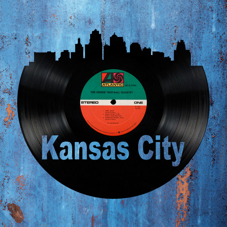 kanasa city Laser Cut Vinyl Record artist representation — SMFX Designs