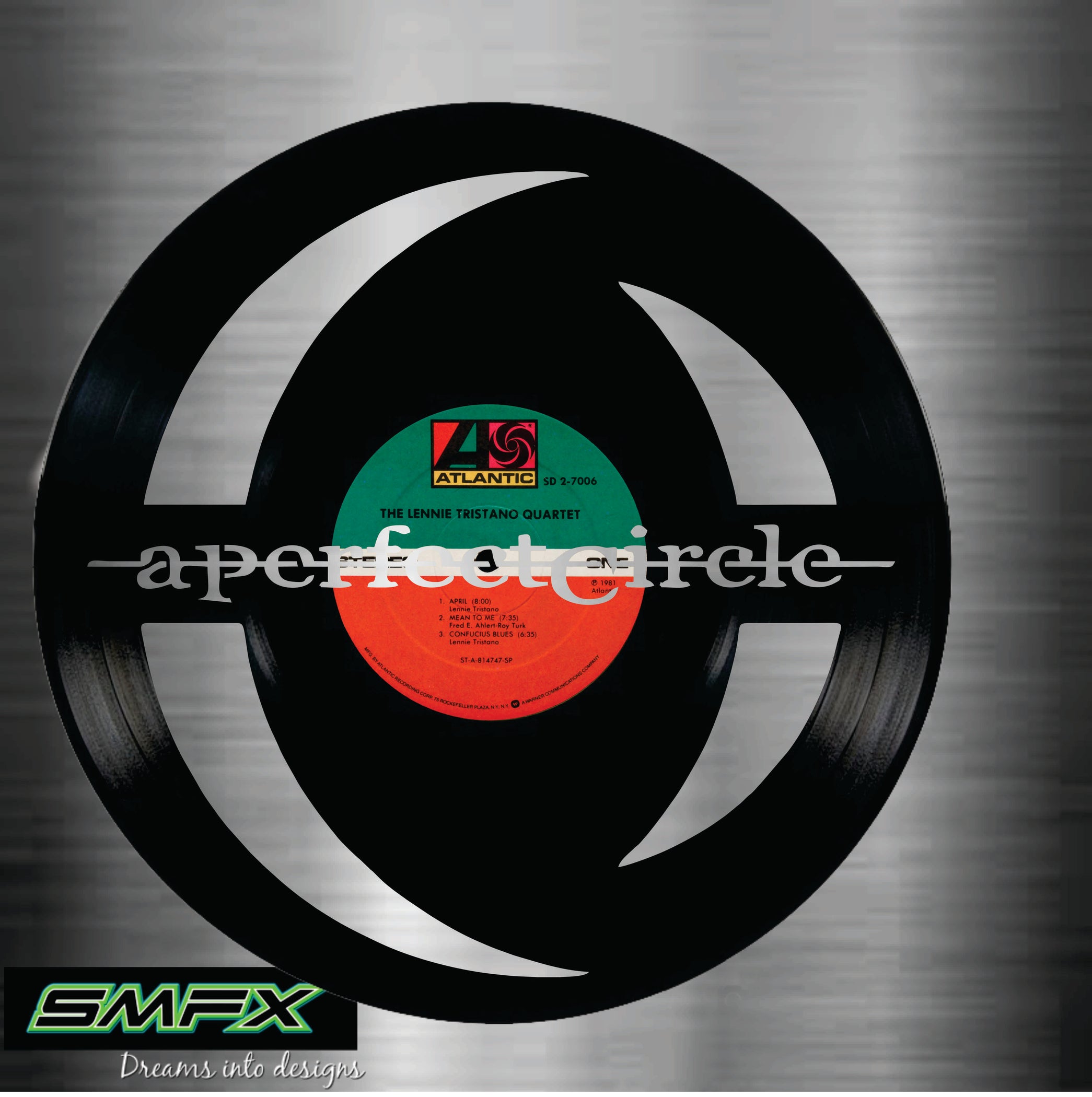 a perfect circle Laser Cut Vinyl Record artist representation or vinyl ...