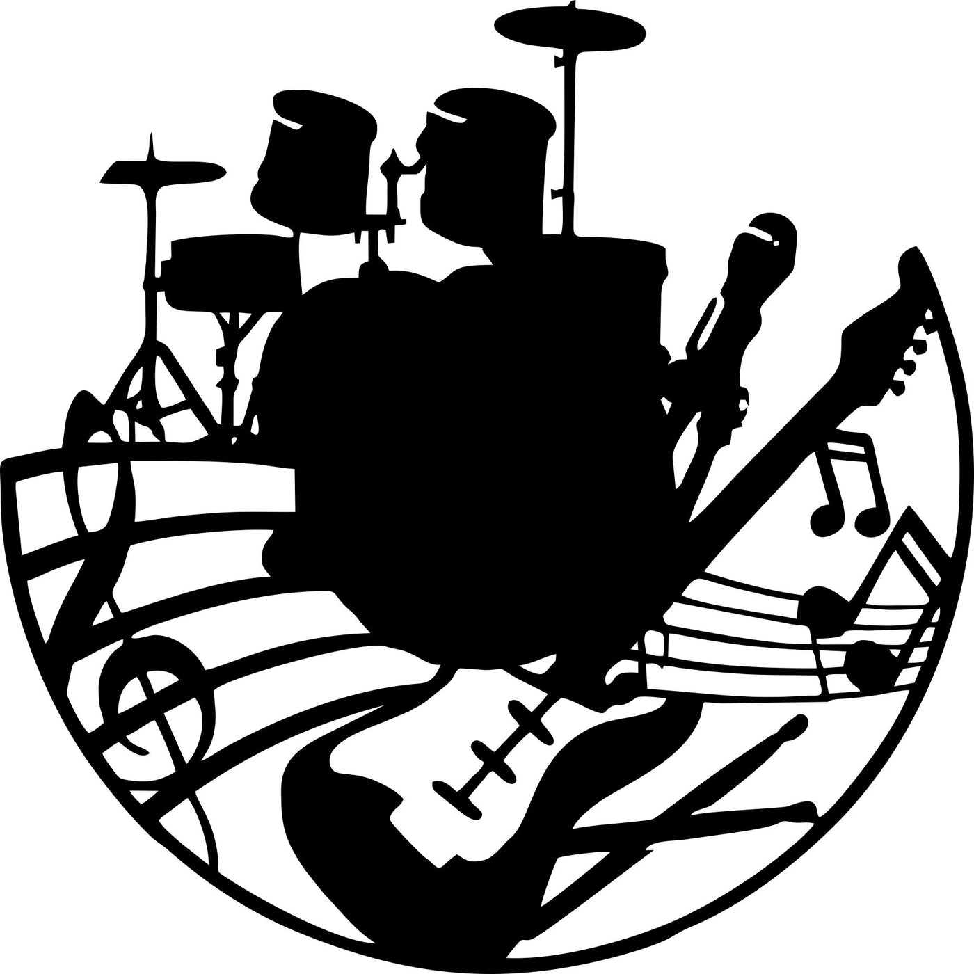 instraments-1 Laser Cut Vinyl Record artist representation — SMFX Designs