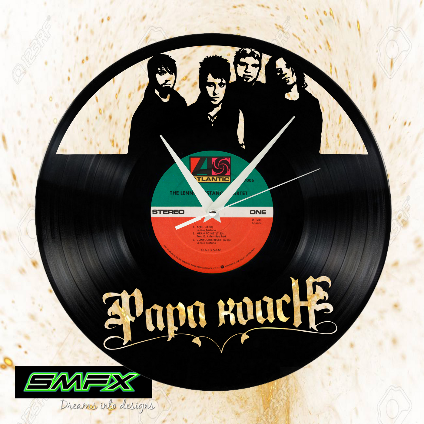 PAPA ROACH Laser Cut Vinyl Record artist representation or vinyl clock ...