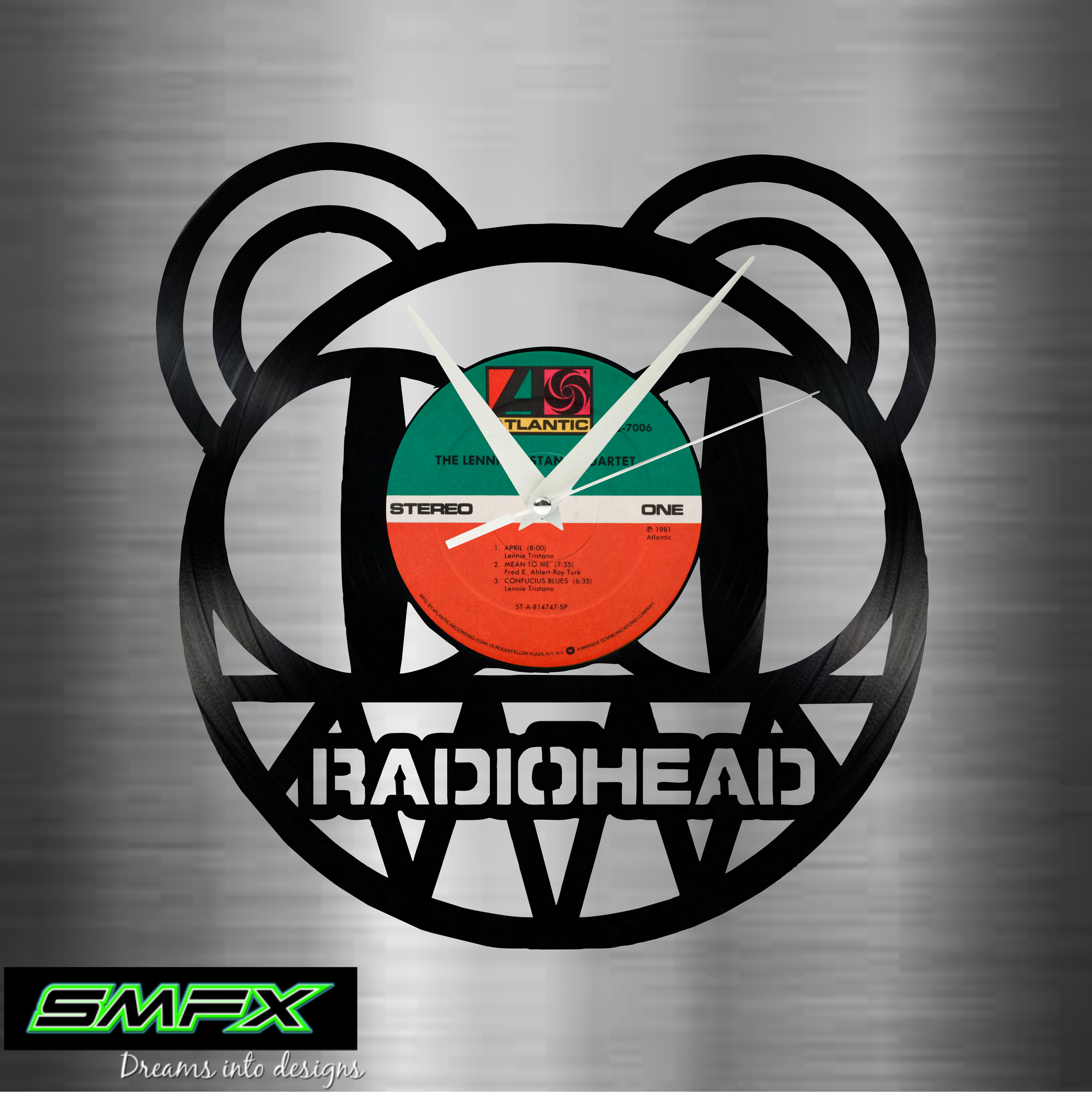 RADIOHEAD Laser Cut Vinyl Record artist representation or vinyl clock ...