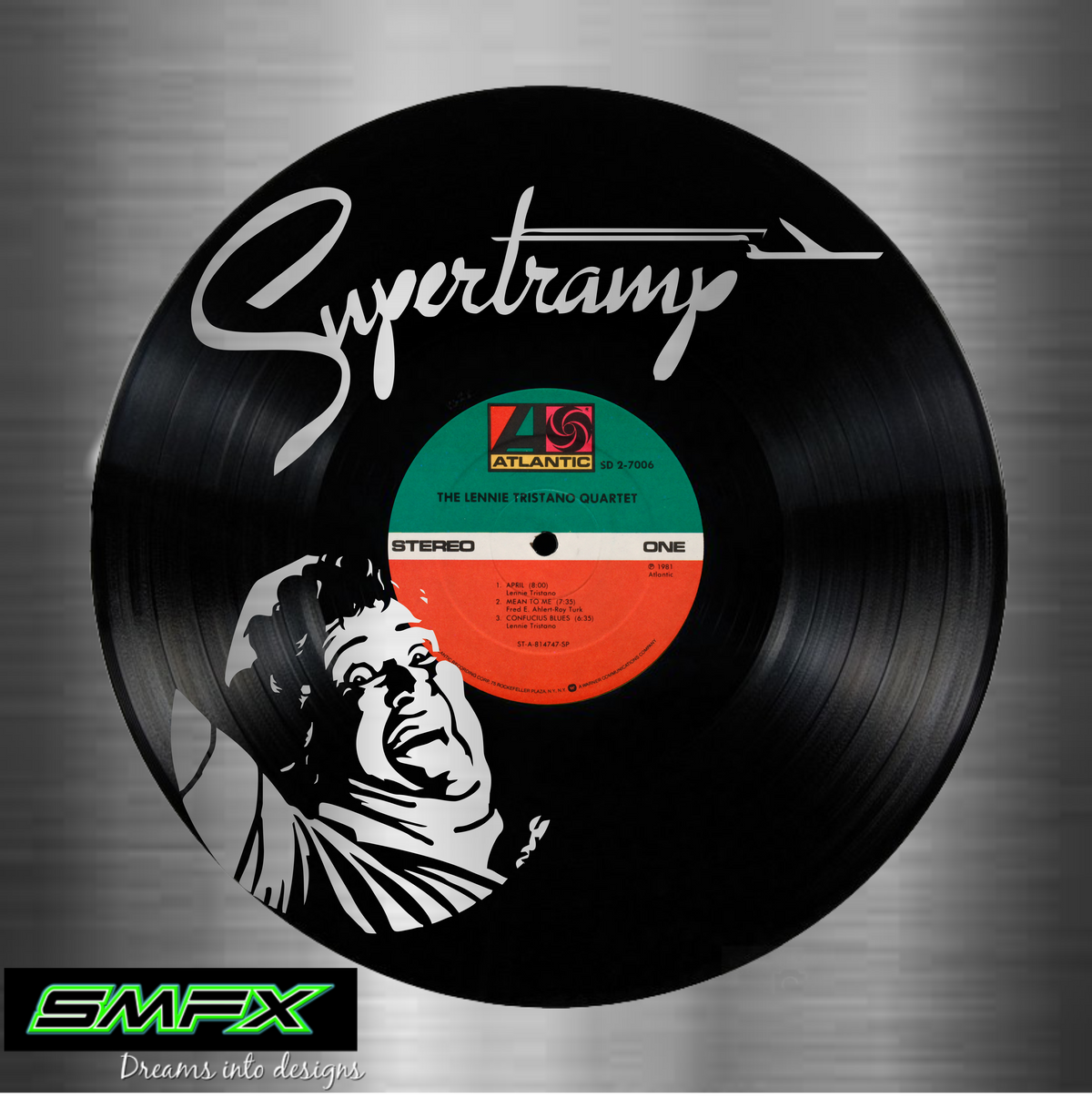 super tramp Laser Cut Vinyl Record artist representation or vinyl cloc ...